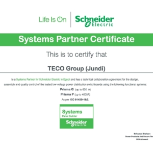 Schneider Electric Core Component Qualified Partner Certification - TECO GROUP - Automation, Low ...